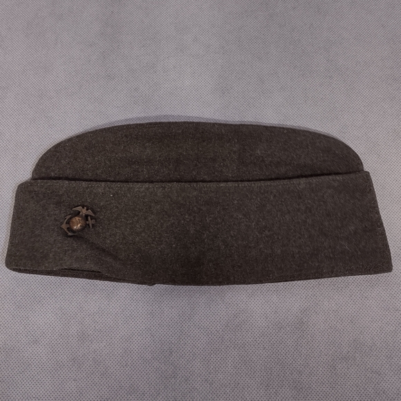 USMC | Accessories | Vintage 95s Usmc Garrison Wool Hat Beret Uniform ...